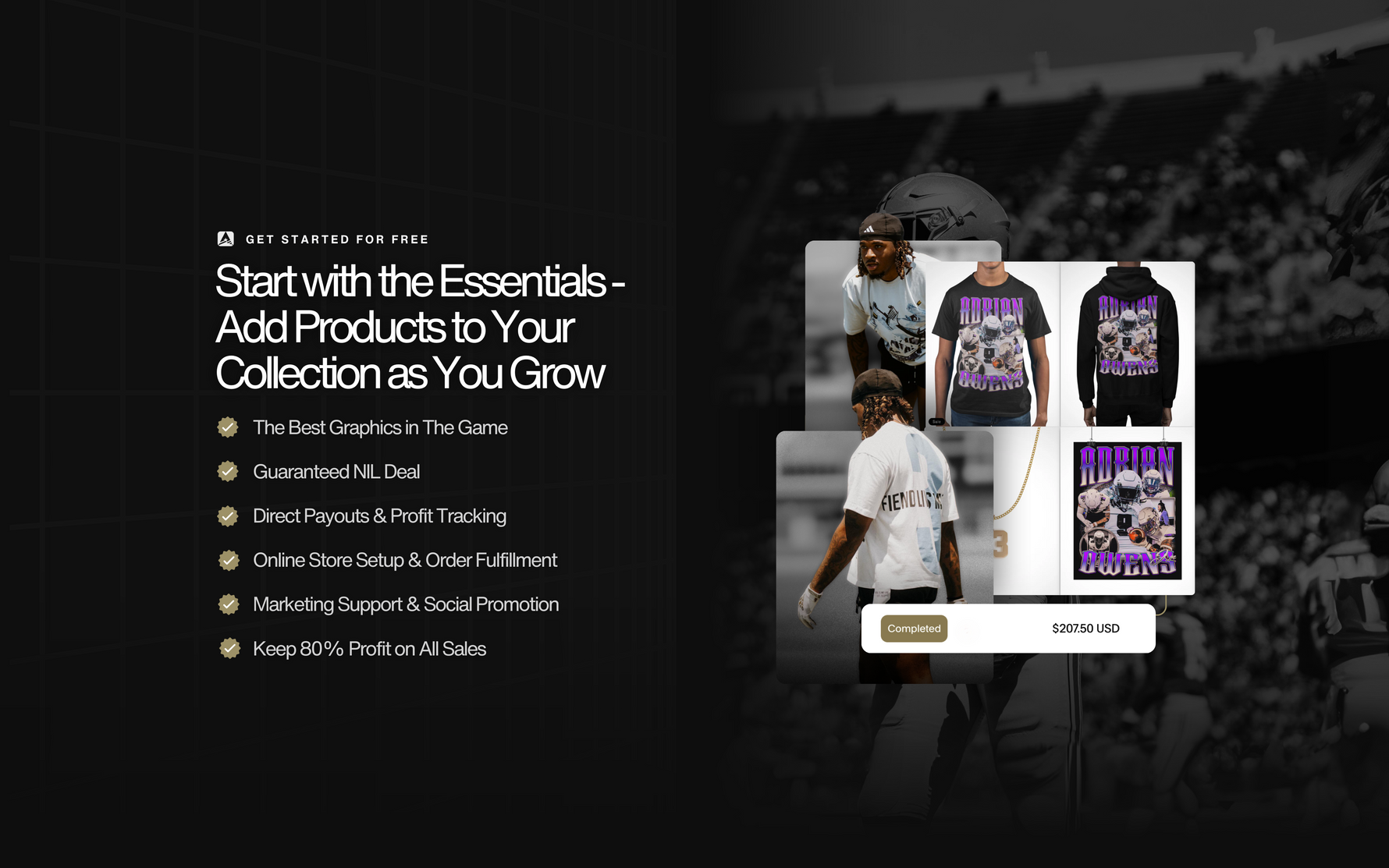 NIL Merchandise Account Creation – Athlete Brands Network